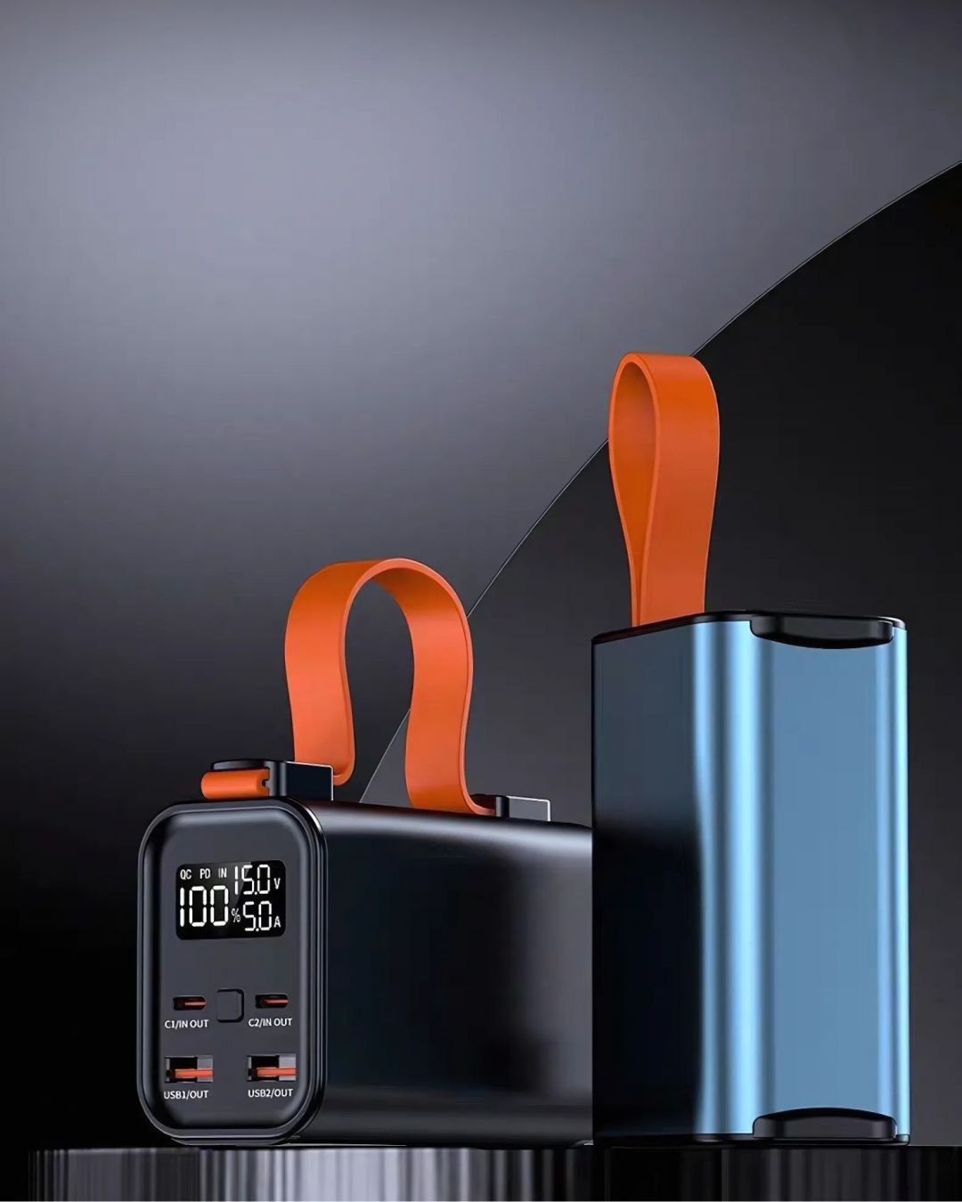 Power Bank za Laptop 30000mAh / 100W / LED Lampa